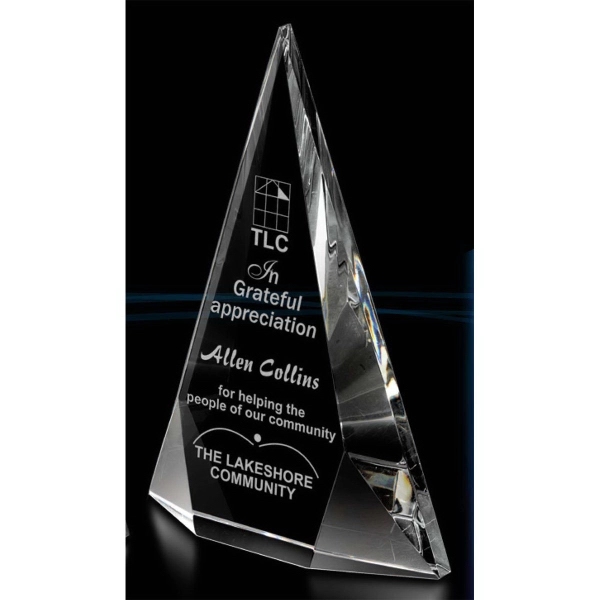 Keystone Optical Crystal Triangle Award | Plum Grove