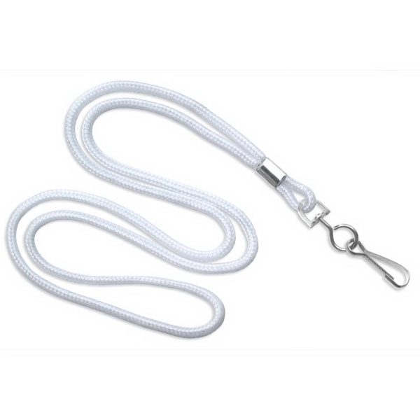 1/8" Blank Non-Breakaway Lanyards with Swivel Hook - Platinum Office ...