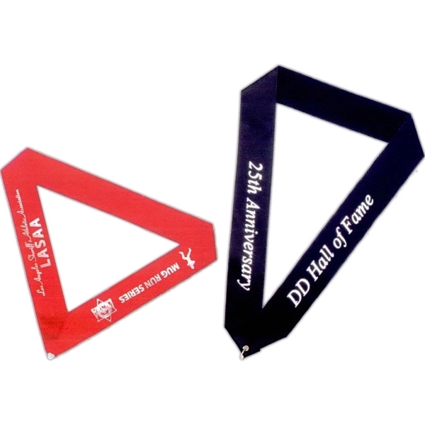 Custom Satin Neck Ribbon Sewn with Ring - All Colors - All Colors