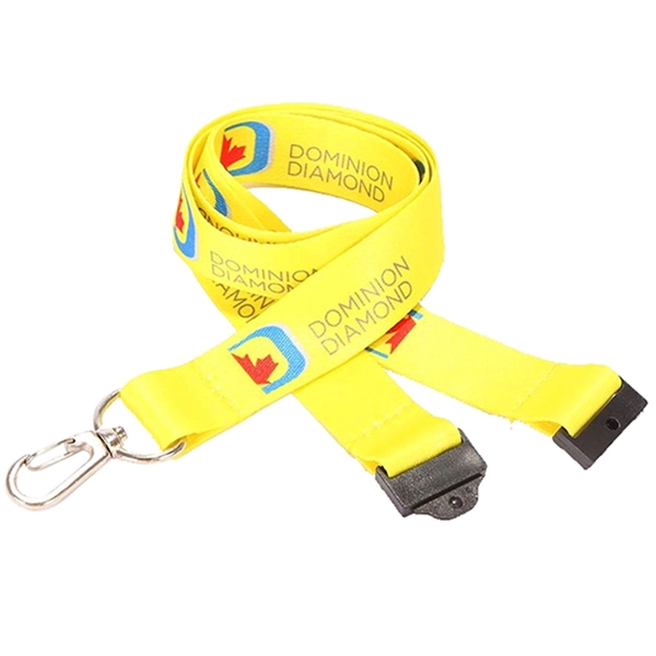 3/4 Dye-Sublimation Lanyard w/ Safety Breakaway | Plum Grove