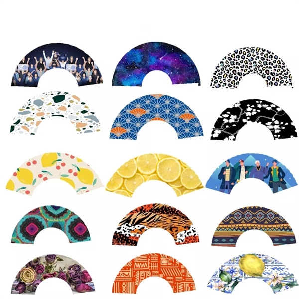 Folding Fabric Hand Fan - Will Customized Products - Will Customized ...
