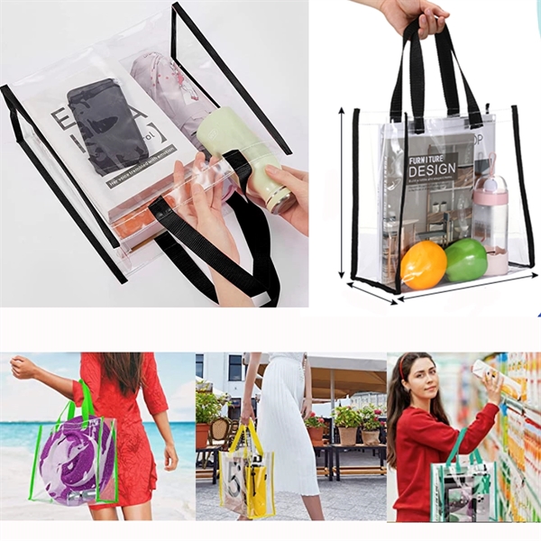 Custom PVC Tote Bags With Handles | Plum Grove