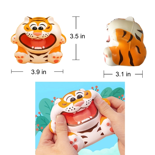 Cute Small Tiger Stress Reliever Squeeze Toy | Plum Grove