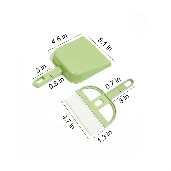 Mini Desktop Cleaning Kit - Broom and Dustpan Set | Plum Grove