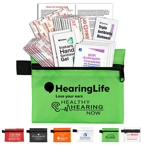 26 Piece First Aid Kit in Zipper Pouch | Plum Grove