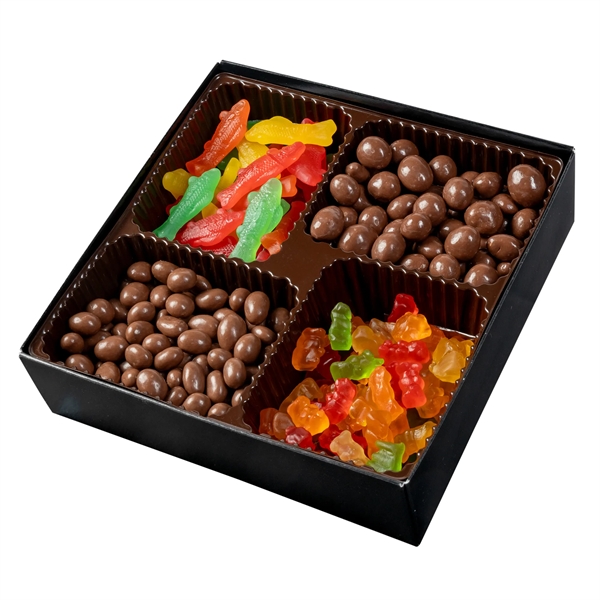 4 Cavity Gift Box with Gourmet Confections | Plum Grove