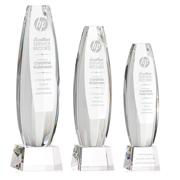 Hoover Award on Robson Base - Clear | Plum Grove