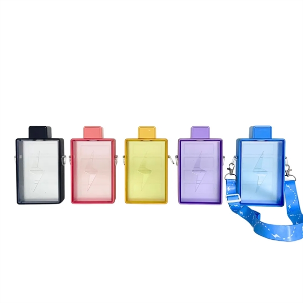 Rectangular Portable Plastic Water Cup - Printagon LLC - Printagon LLC
