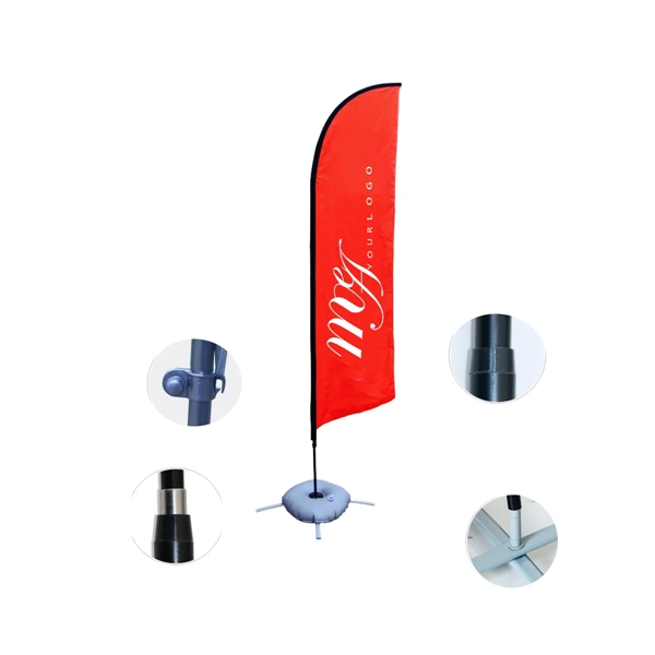 Custom Feather Banners Marking | Plum Grove