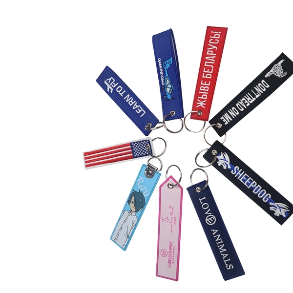 Custom Rectangle Keychain Rings Key Holders | Plum Grove