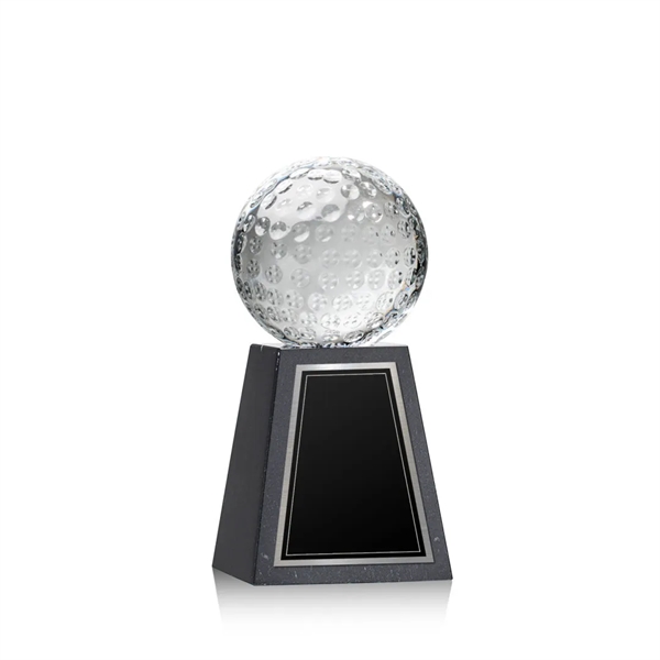 Golf Ball Award on Tall Marble | Plum Grove