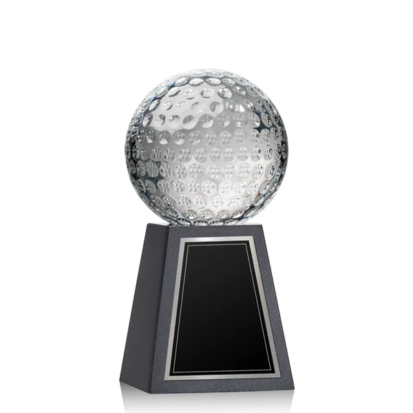 Golf Ball Award on Tall Marble | Plum Grove