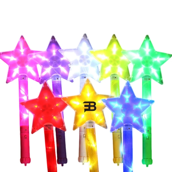 Pentagram Glow Cheering Stick Dress Up Wands Light | Plum Grove