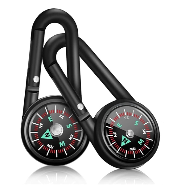 Magnetic Compass Keychain Mini Backpacking Accessory | Plum Grove