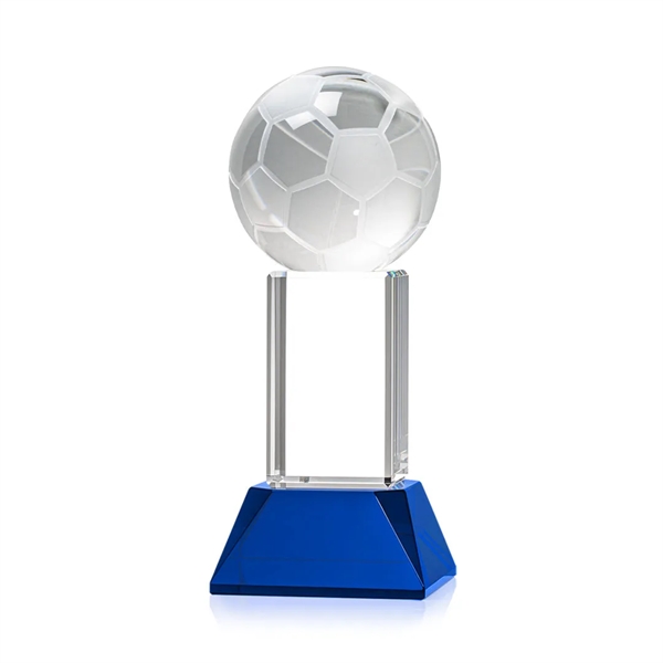 Soccer Ball VividPrint™ Award on Stowe - Blue | Plum Grove