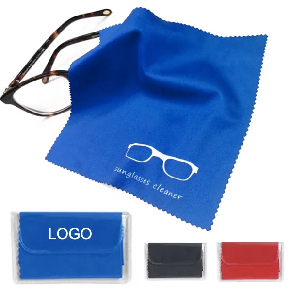 Microfiber Cleaning Cloth with Pouch - Will Customized Products - Will ...