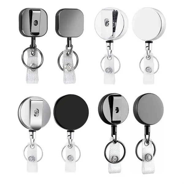 Anti-Theft Retractable Stainless Steel Metal Key Holder | Plum Grove