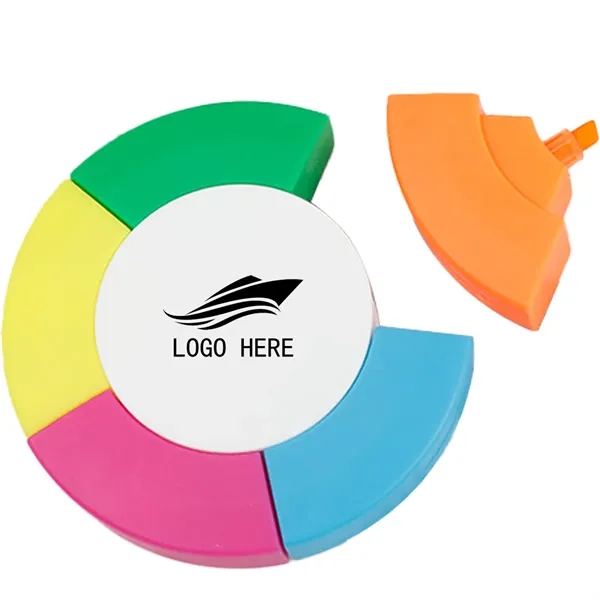 Customizable Round Multicolor Highlighter | Plum Grove