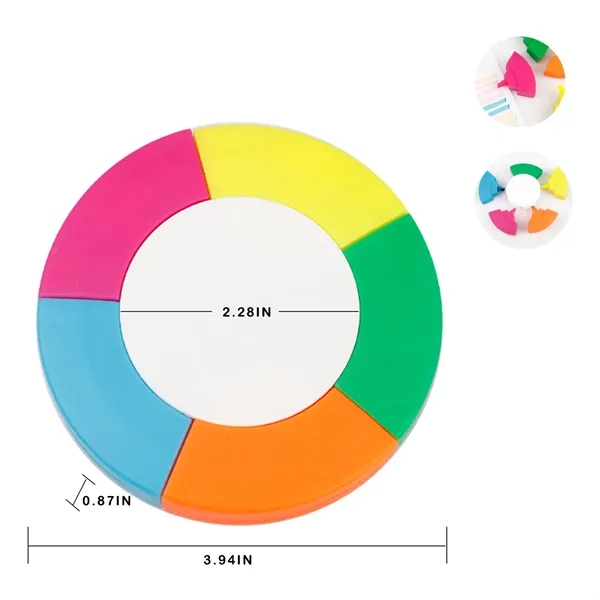 Customizable Round Multicolor Highlighter | Plum Grove