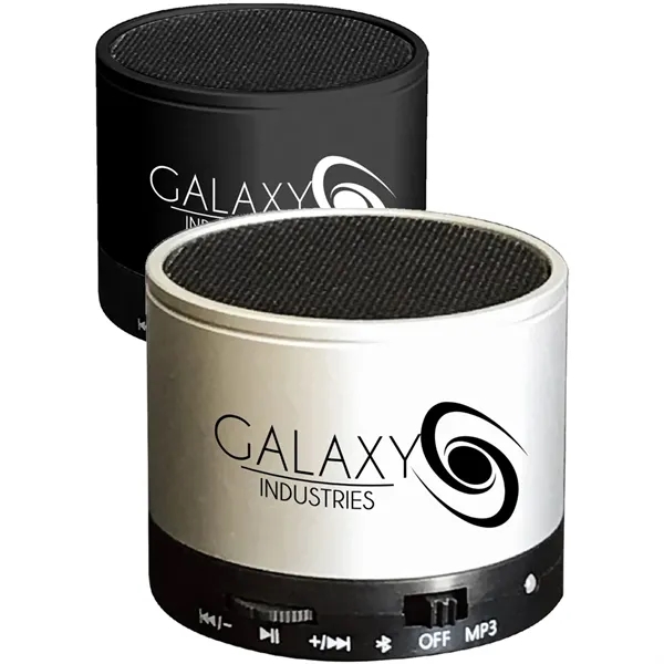 Circular Pocket Bluetooth Steel Speaker | Plum Grove