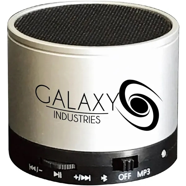 Circular Pocket Bluetooth Steel Speaker | Plum Grove