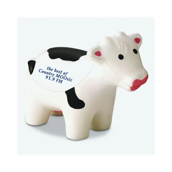White Cow With Black Spots Stress Shape | Plum Grove
