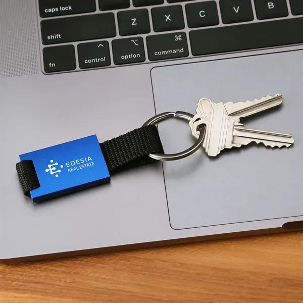 Edge Aluminum Key Ring | Plum Grove