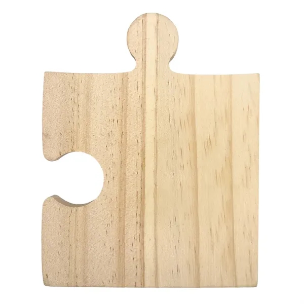 Puzzle Piece Wooden Coaster | Plum Grove