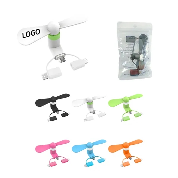 Mini Portable 3-in-1 Mobile Fan | Plum Grove