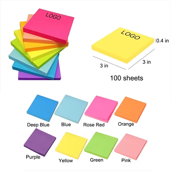 100 sheets sticky notes | Plum Grove