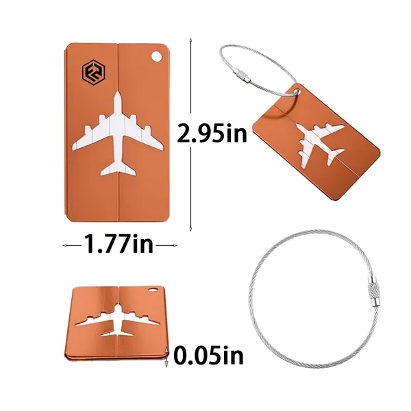 Aluminium Metal Travel Luggage Tags Baggage Identifier | Plum Grove