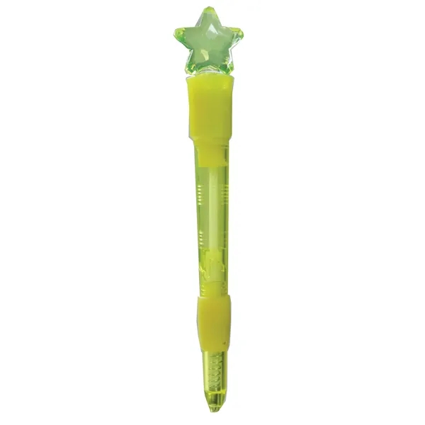 Ballpoint Light Up Yellow Star Pen | Plum Grove