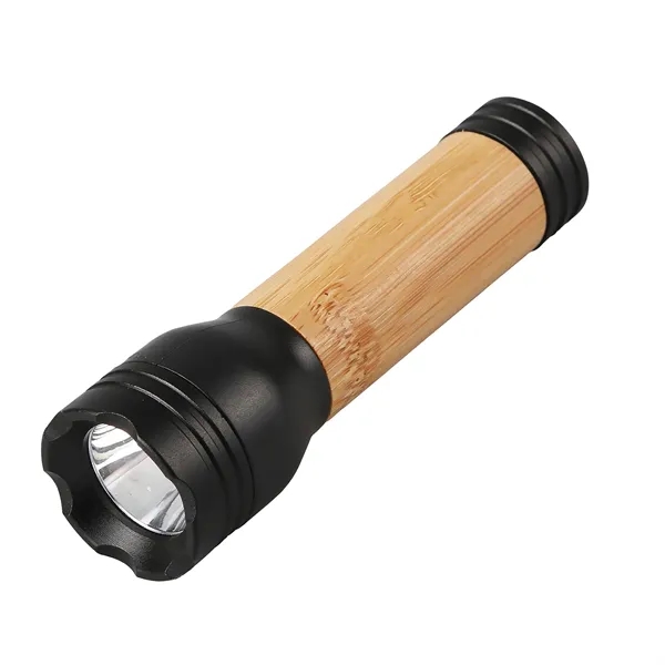 Bamboo Rechargeable Flashlight | Plum Grove