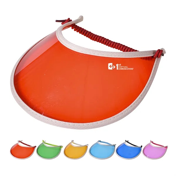 Adult Pvc Sun Visor Hat | Plum Grove