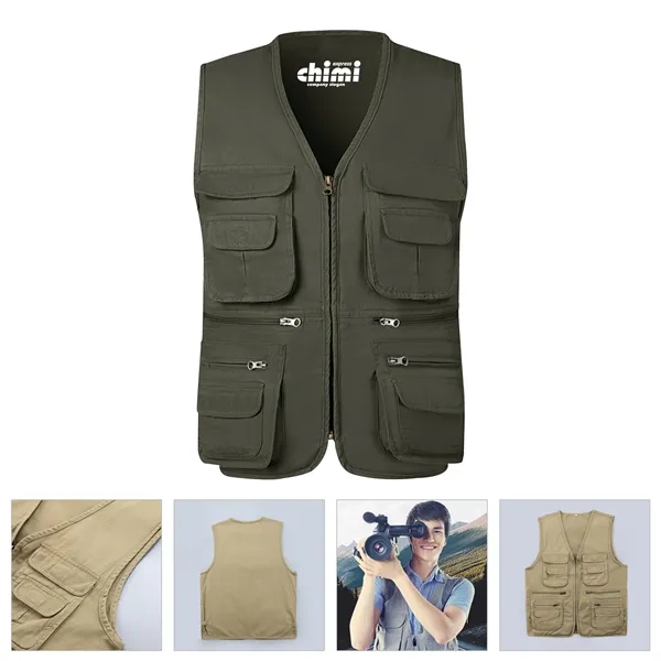 Multi Pockets Utility Vest - Austin Ad Group Inc - Austin Ad Group Inc