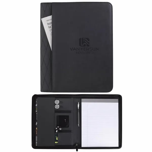 Stitch Zippered Padfolio | Plum Grove