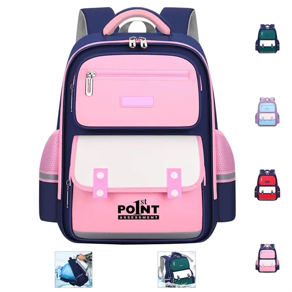 Children Backpack With Reflective Strip | Plum Grove