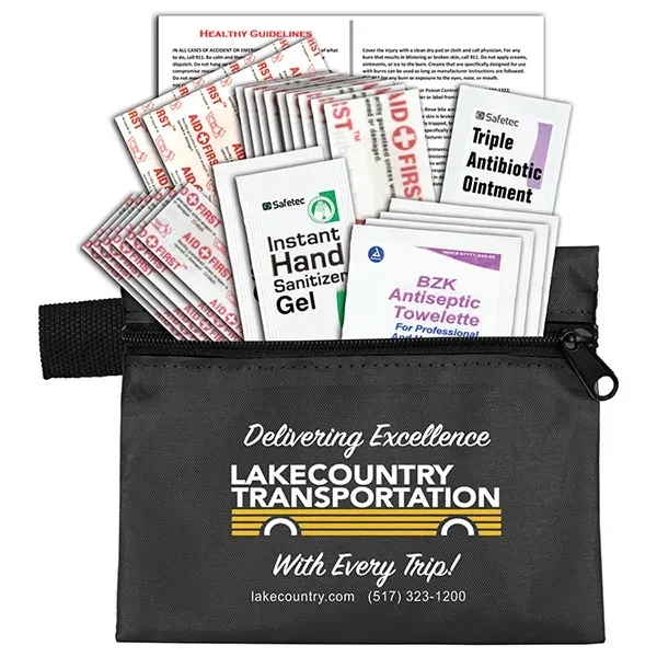 26 Piece First Aid Kit in Zipper Pouch | Plum Grove