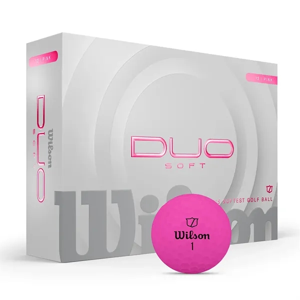 Wilson Duo Soft Pink Golf Balls | Plum Grove