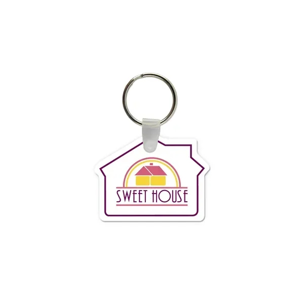 House Shaped USA Made Vinyl Keychain | Plum Grove