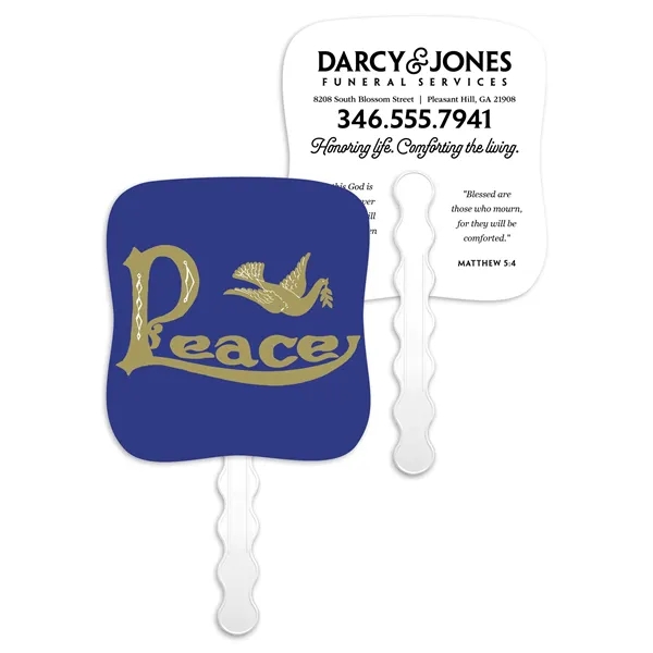 Skinner & Kennedy™ Peace - Pictorial Fan | Plum Grove