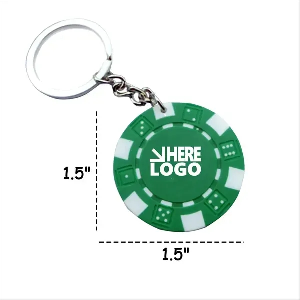Poker Chips Keychain Casino Theme - Mele Printing - Mele Printing
