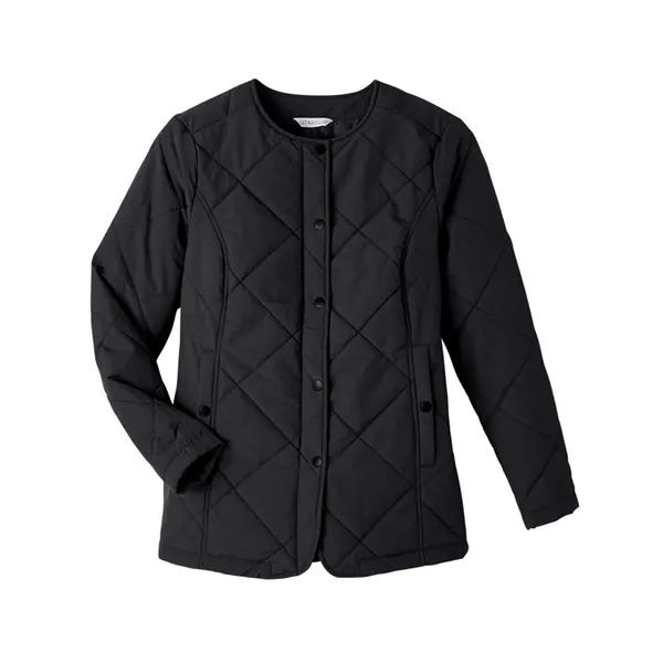 UltraClub Women's Dawson Quilted Hacking Jacket | Plum Grove
