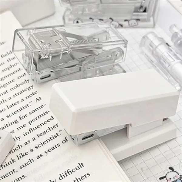 Transparent Color Mini Portable High Appearance Stapler - Mele Printing ...