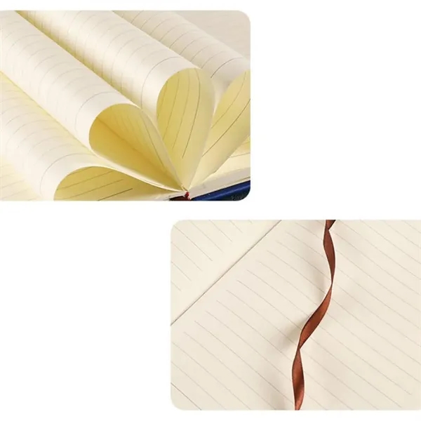 Hardcover Elastic Band Ruled A5 Notebook With Pen Holder - Mele ...