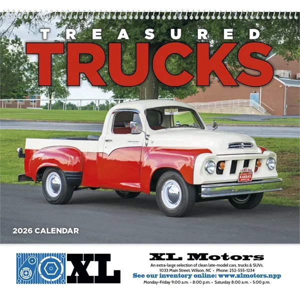 Good Value™ Treasured Trucks - Spiral Calendar | Plum Grove