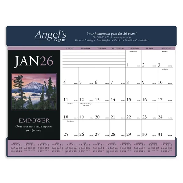 Triumph® Calendars Motivations Desk Pad | Plum Grove
