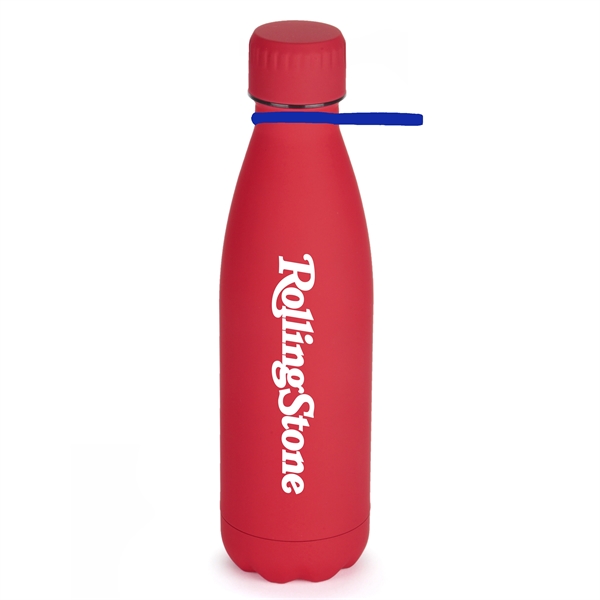17 oz Matte Finish Stainless Steel Bottle w/ Silicone Strap - Mele ...