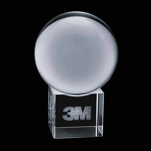 Crystal Ball Award on Cube 3D | Plum Grove