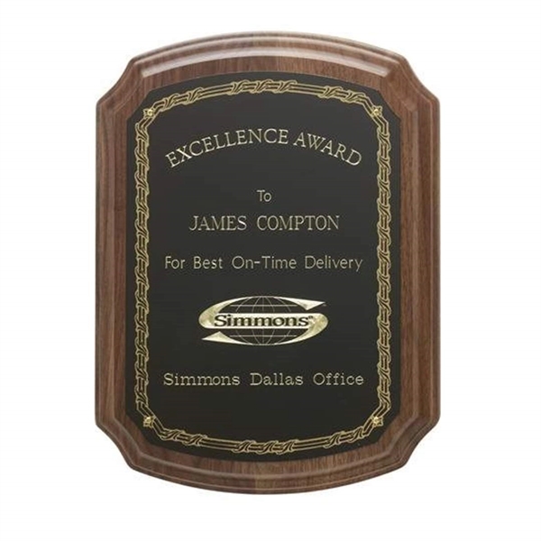 Notched Corner Plaque | Plum Grove